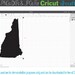 New Hampshire State SVG Files, New Hampshire Silhouette, Cricut Cut ...