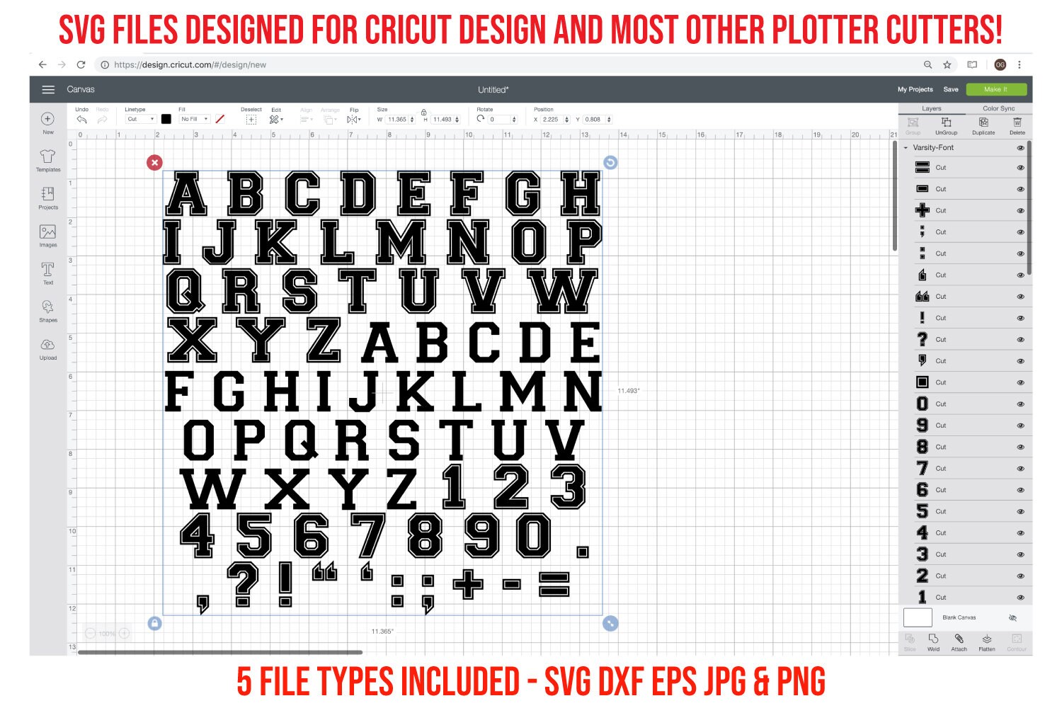 Varsity Font SVG Varsity Numbers SVG Fonts for Cricut Sports Font Svg ...
