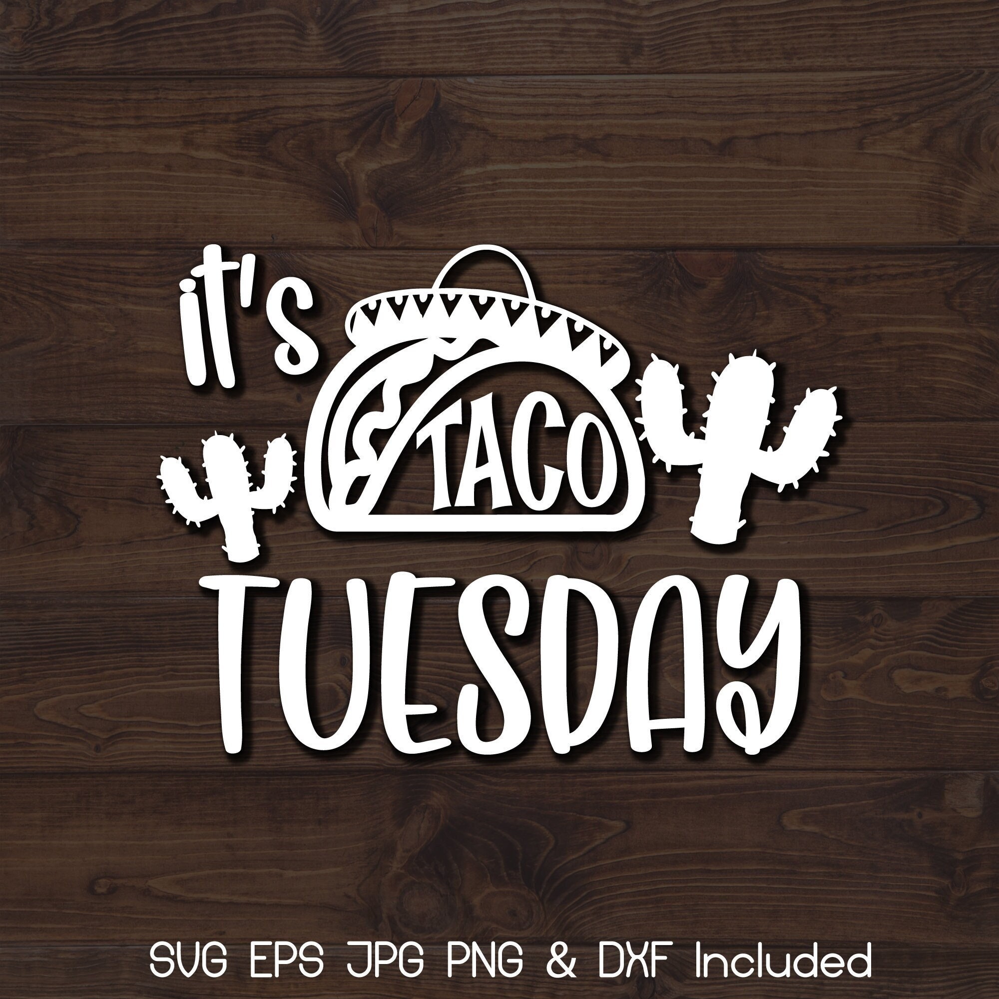 Taco Tuesday SVG Taco Tuesday Shirt SVG Funny Taco Shirt | Etsy