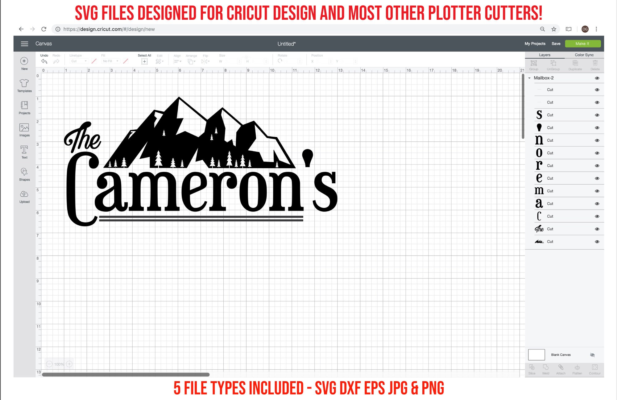 Split Monogram SVG Family Name SVG Last Name SVG Mailbox Decal | Etsy