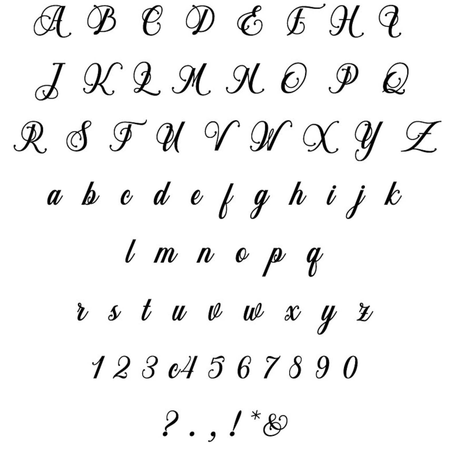 Swish & Flick Svg Fonts Font Svg Cricut Fonts for Cricut - Etsy