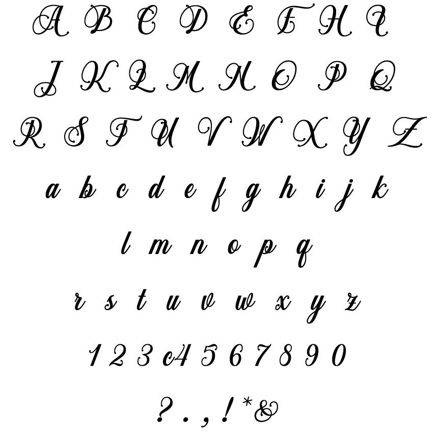 Swish & Flick Svg Fonts Font Svg Cricut Fonts for Cricut - Etsy Canada