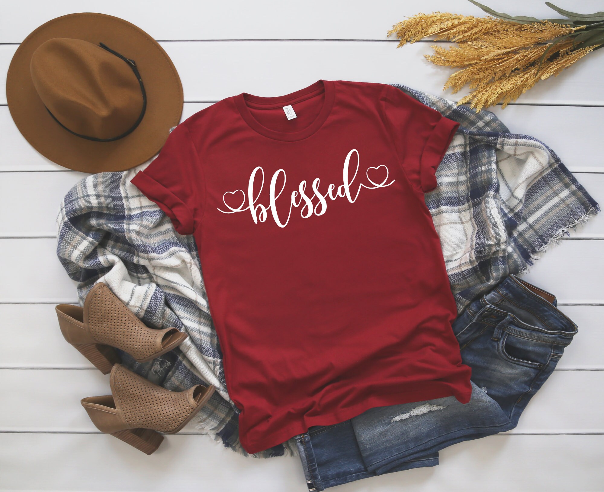 Blessed Shirt SVG Blessed SVG Christian SVG Faith Svg File | Etsy