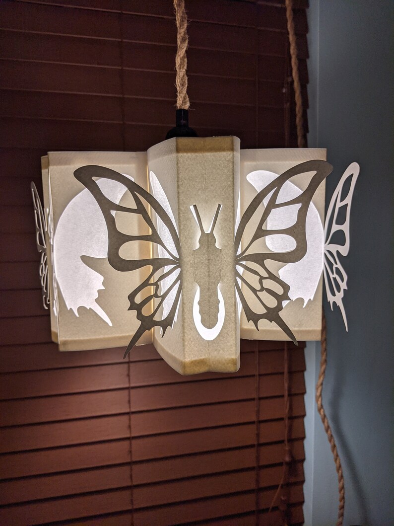 SVG 3D Butterfly Paper Lantern SVG Butterfly Pendant Light - Etsy