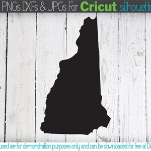 New Hampshire State SVG Files, New Hampshire Silhouette, Cricut Cut ...
