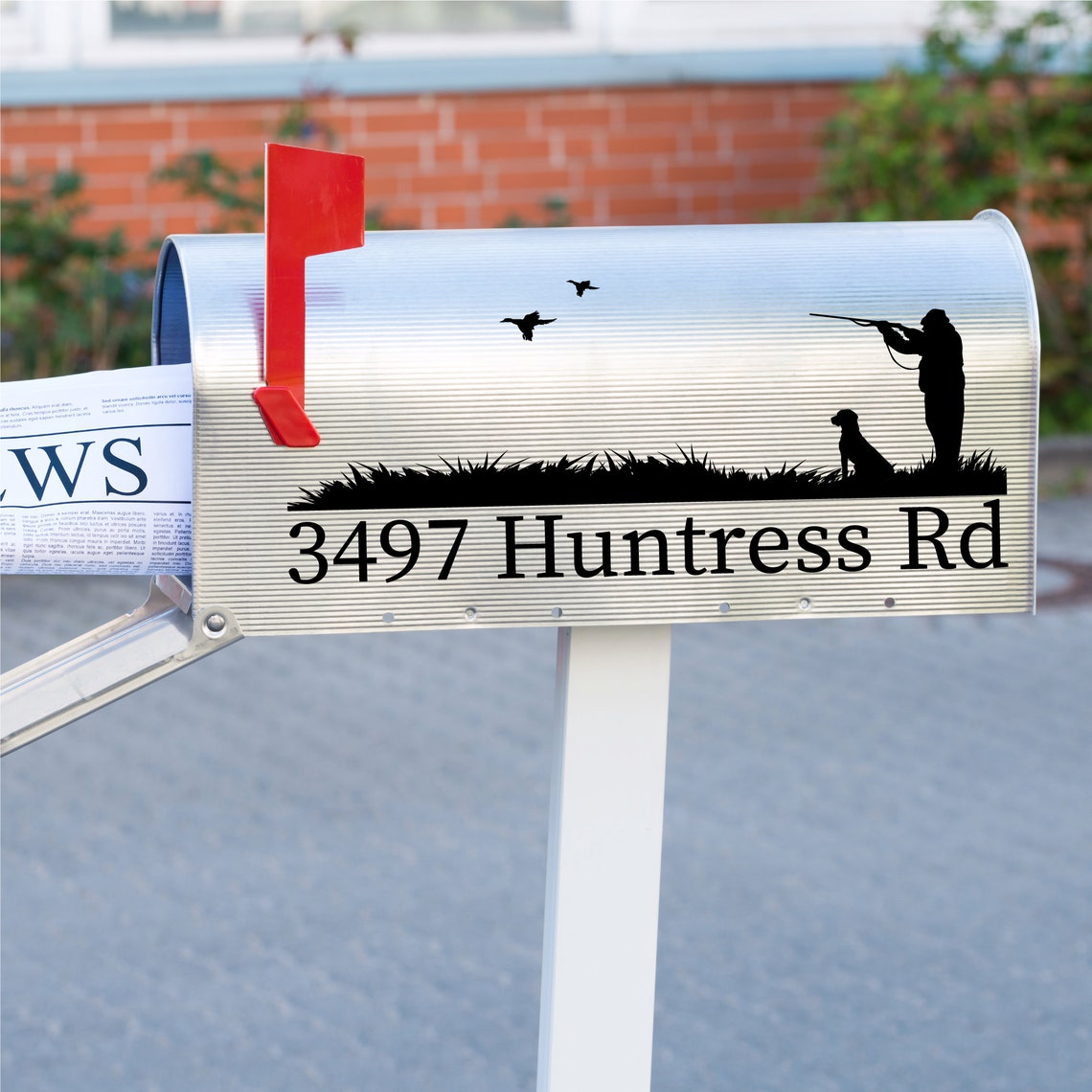 Hunter Duck Hunting Mailbox Decal SVG Mailbox SVG Mailbox - Etsy