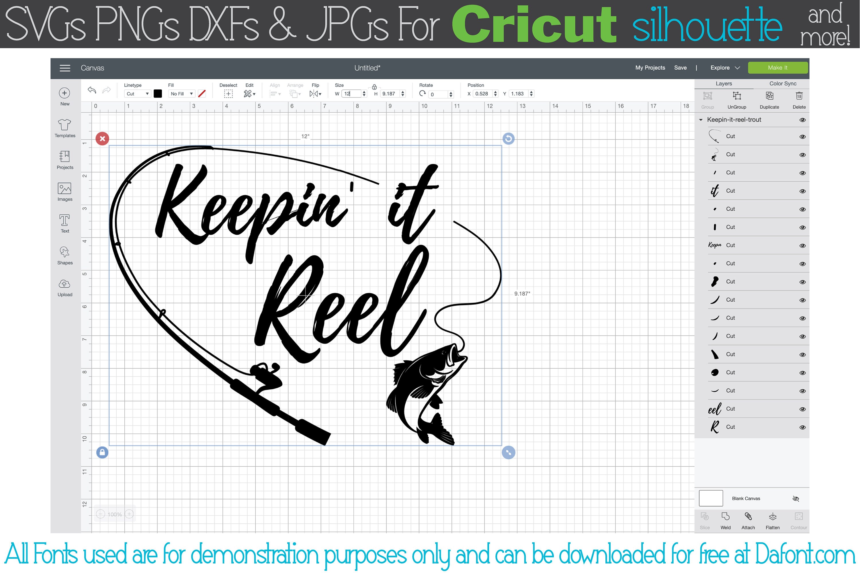 Keeping It Reel SVG Fishing SVG Fishing and Hunting SVG - Etsy