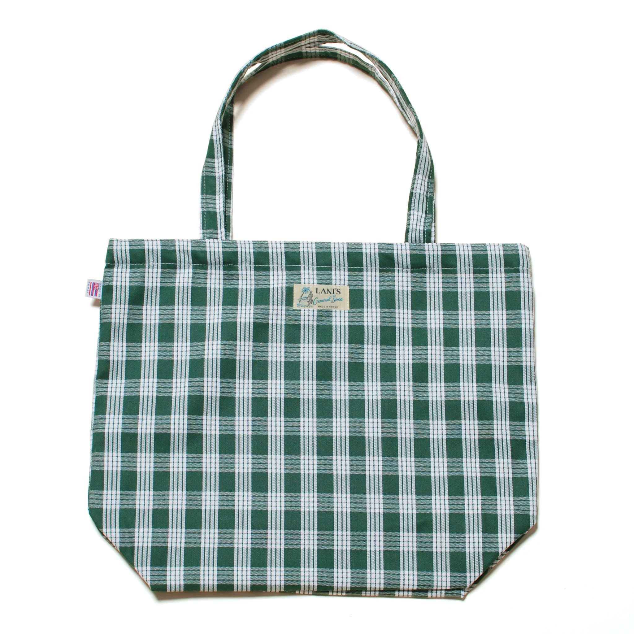 Palaka Tote Bag "green" / Made in Hawaii - Etsy