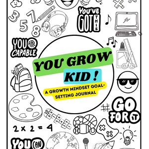 You Grow Kid! Growth Mindset Goal-setting Journal - Etsy