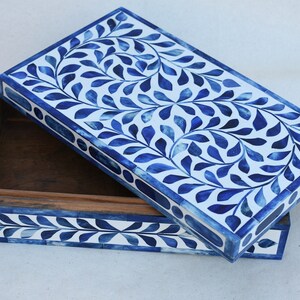 Floral Bone Inlay Decorative Box Jewelry - Etsy