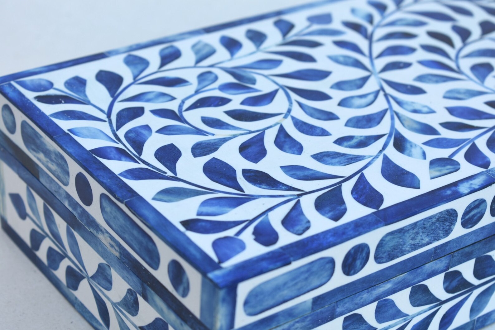 Floral Bone Inlay Decorative Box Jewelry - Etsy