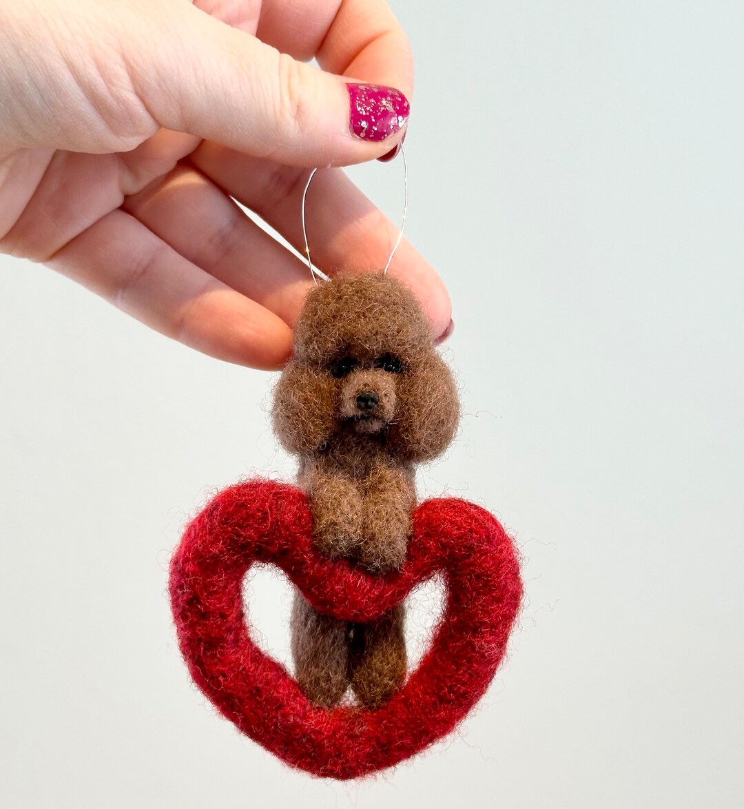 Poodle in a Heart - Etsy