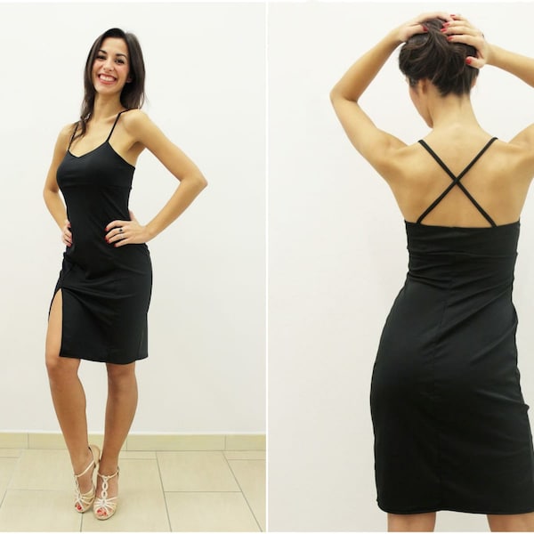 High Slit Mini Dress - Etsy