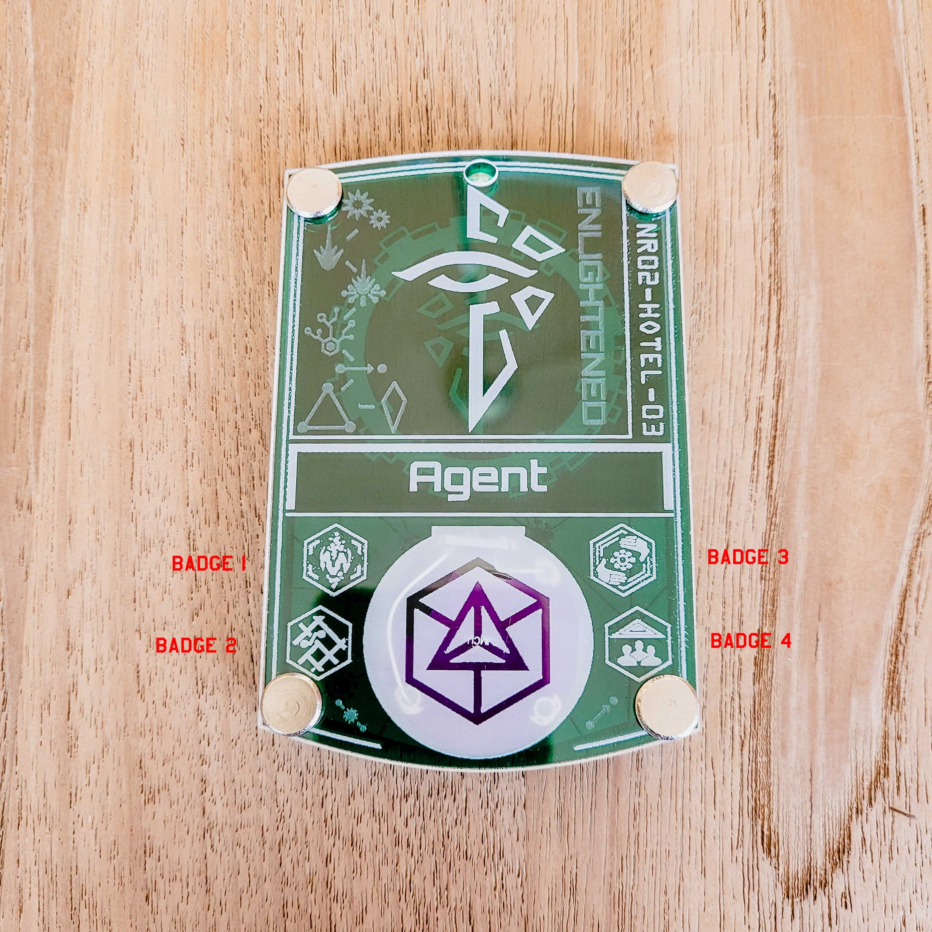 Light Up Badge Ingress Event