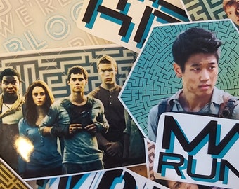 Maze Runner Sticker Pack. Stickers. Newt, Newtmas, Chuck, Frypan, Minho ...