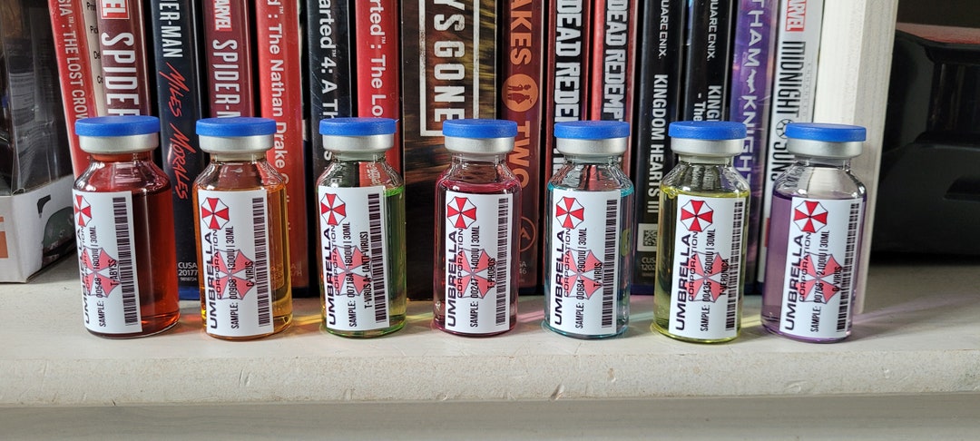 Resident Evil Vial Collection - Etsy UK