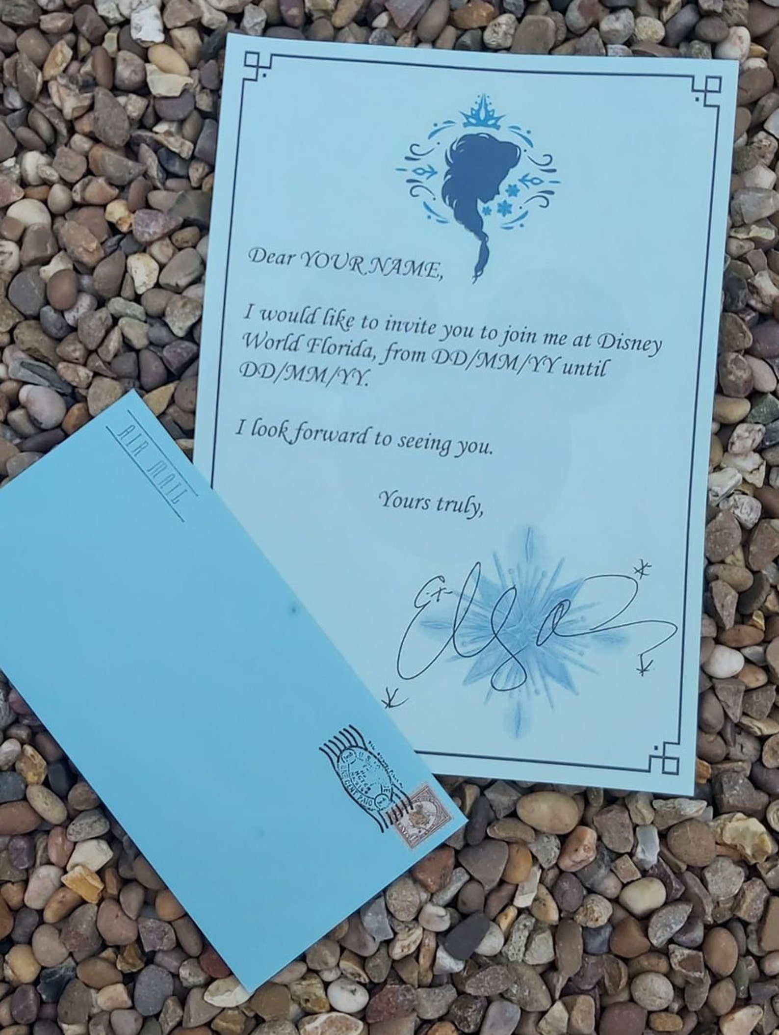 Disney Trip Reveal Character Invitations | Etsy UK