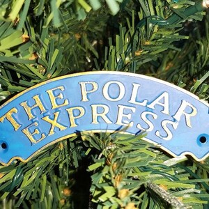 Polar Express 3D Printed Sign - Etsy UK