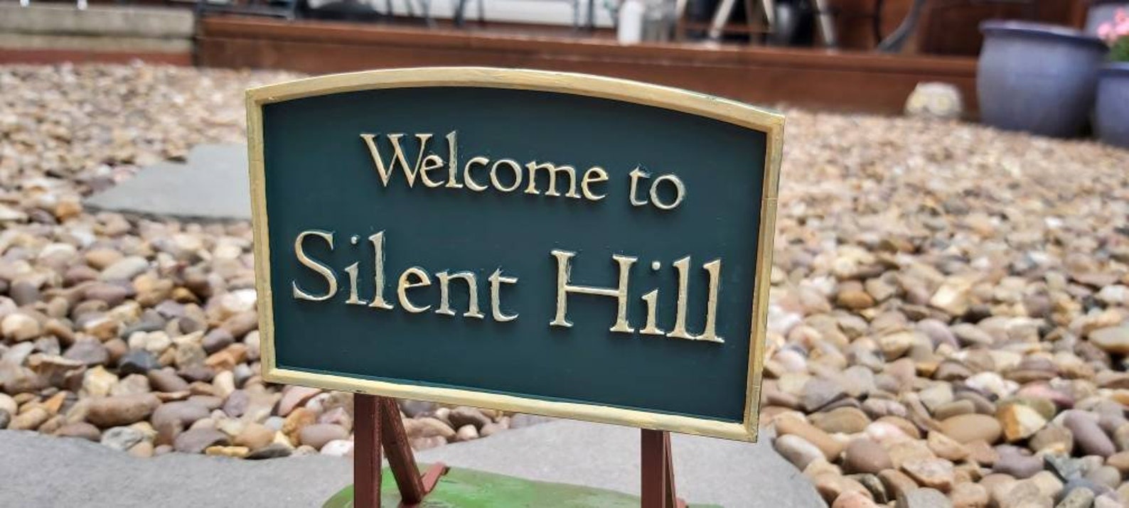 Silent Hill 3D Printed Sign | Etsy