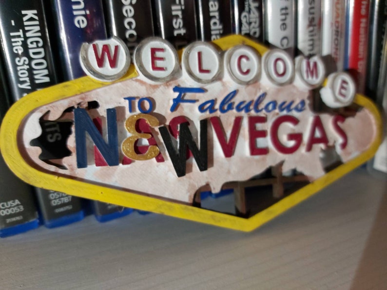 Fallout New Vegas 3D Printed Sign - Etsy