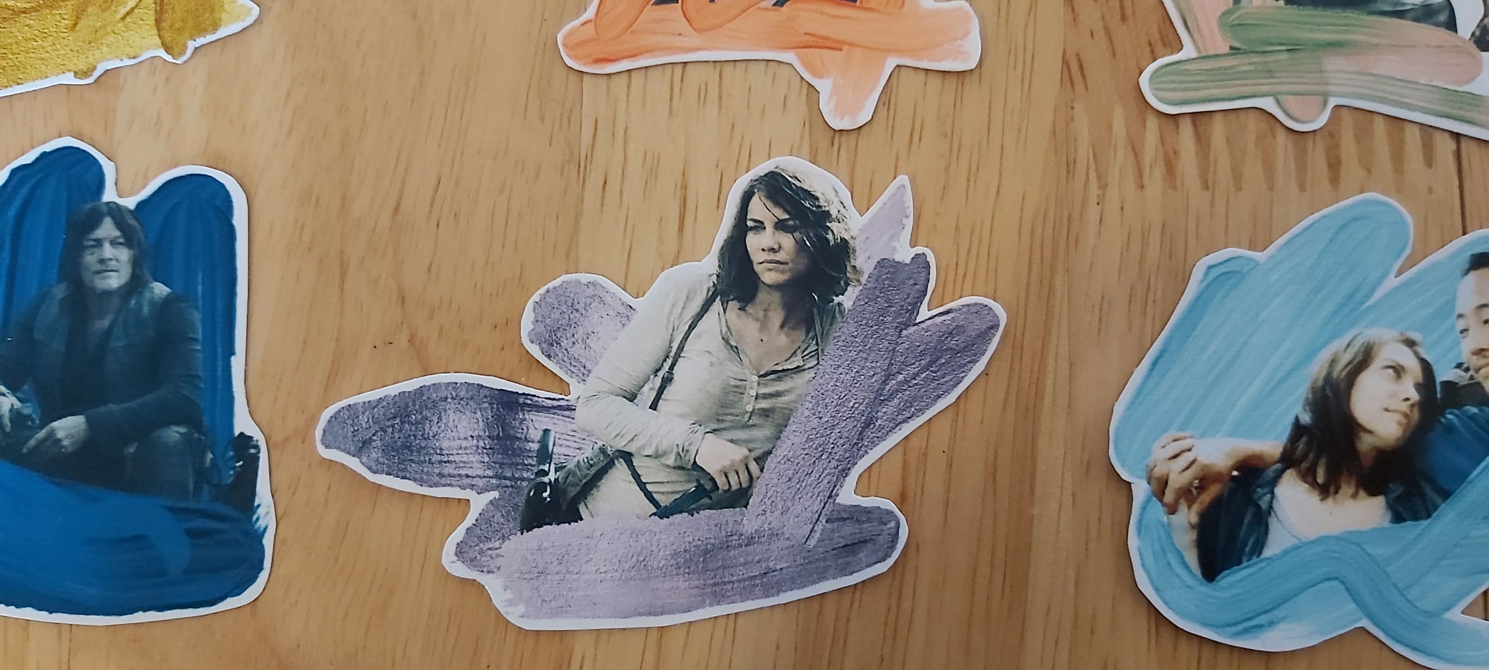 The Walking Dead Vinyl Sticker Pack | Etsy UK