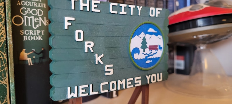 Twilight - Forks 3D Printed Sign - Etsy