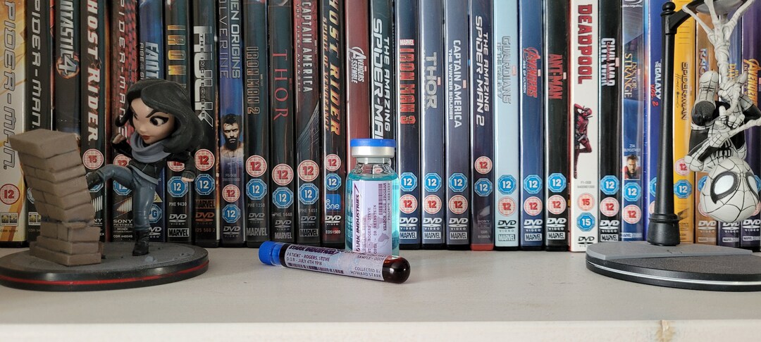 Captain America - Super Soldier Serum & Steve Rogers Blood - Etsy UK