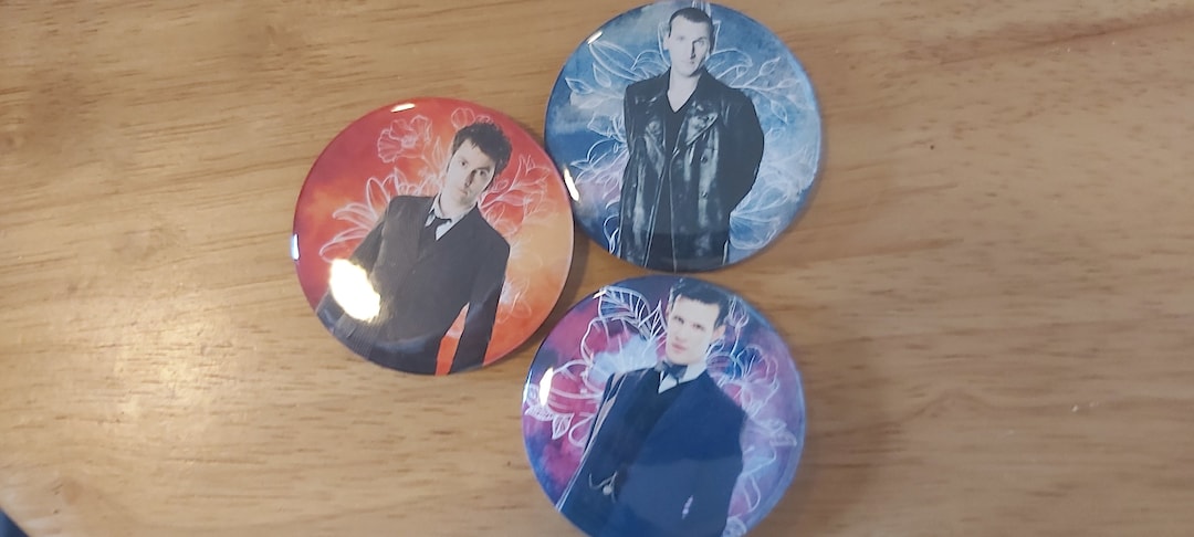 Doctor Who Badges - Etsy UK