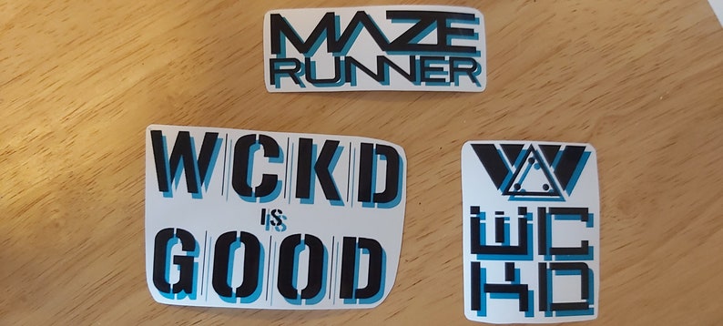 Maze Runner Vinyl Sticker Pack - Etsy