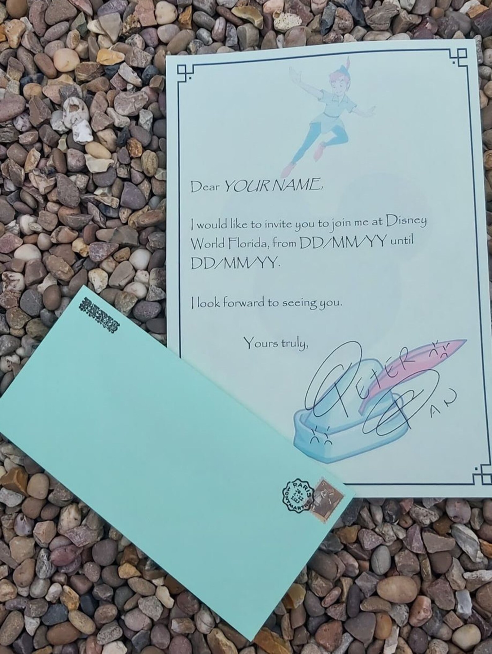 Disney Trip Reveal Character Invitations | Etsy UK