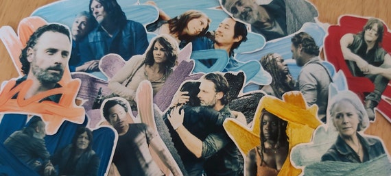 The Walking Dead Vinyl Sticker Pack - Etsy