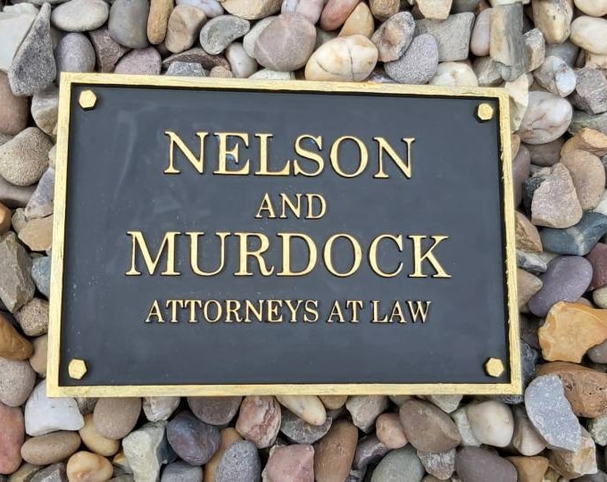 Daredevil Nelson & Murdock 3D Printed Sign - Etsy