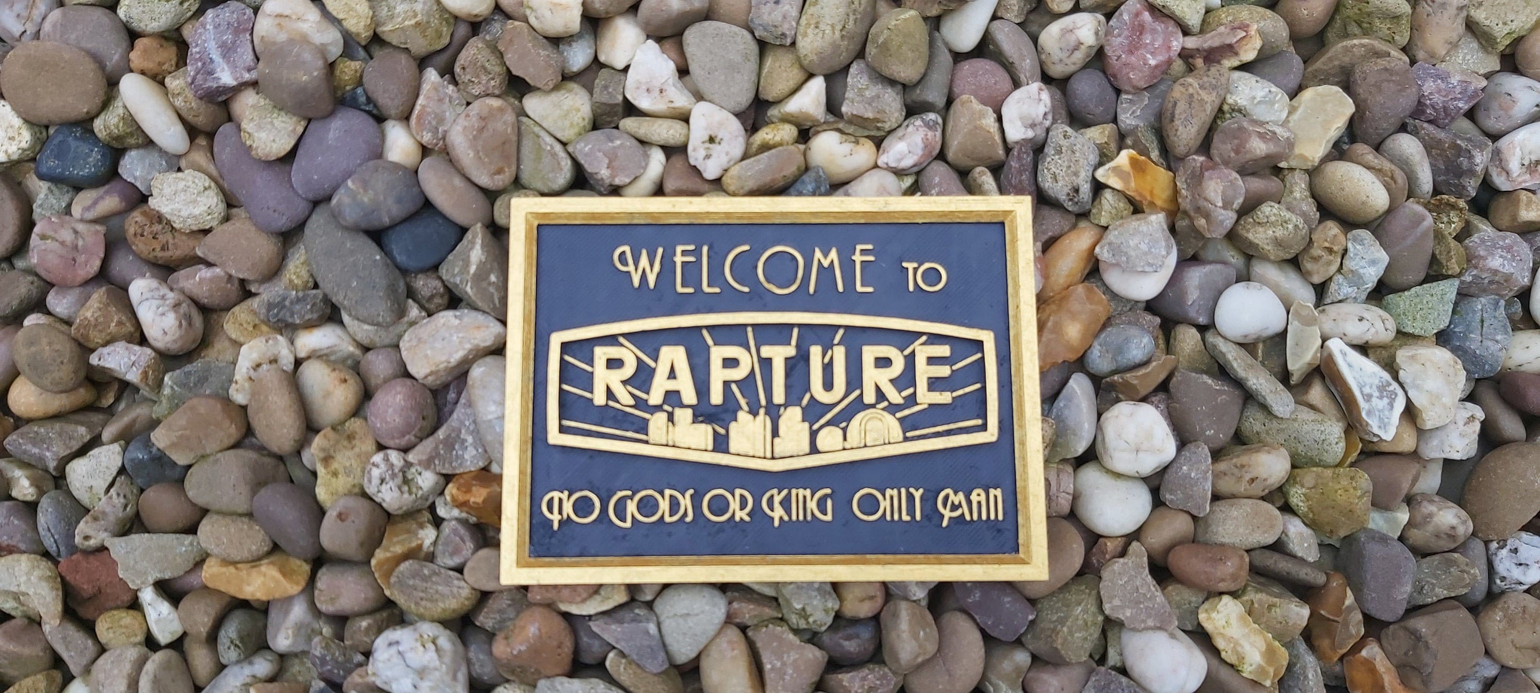 Rapture Bioshock 3D Printed Sign | Etsy