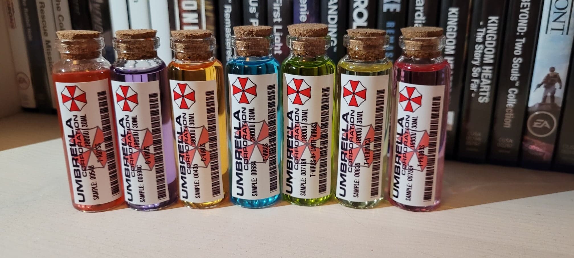 Resident Evil Vial Collection - Etsy UK