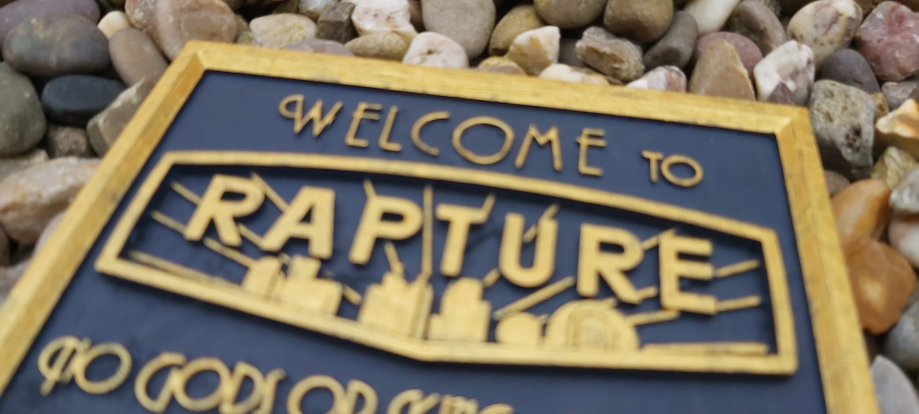 Rapture Bioshock 3D Printed Sign | Etsy