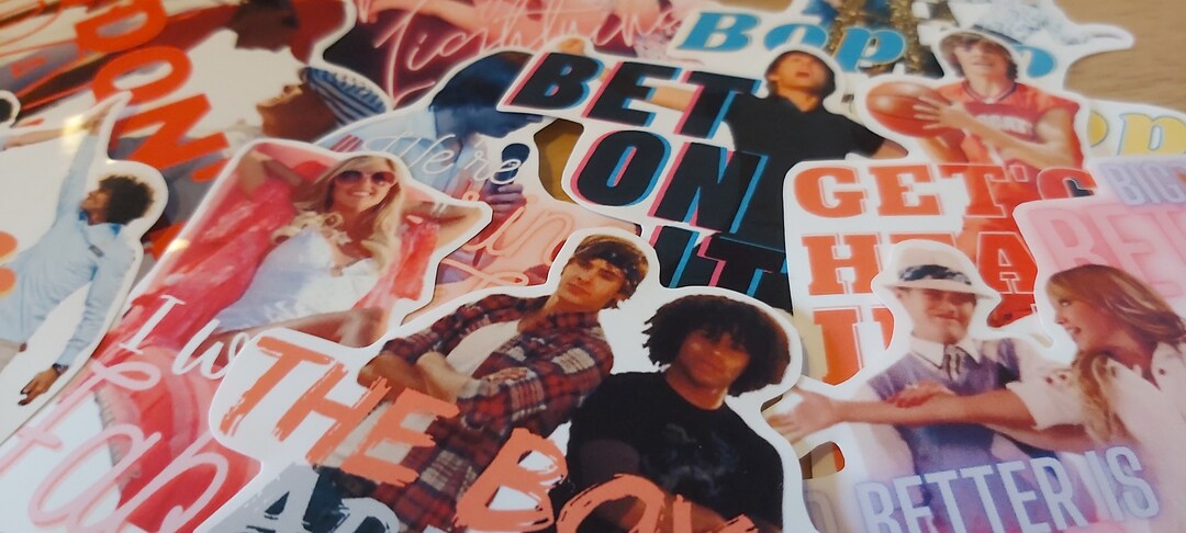 High School Musical Vinyl Sticker Pack - Etsy