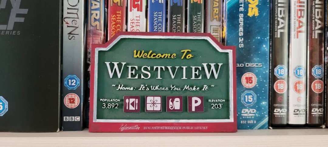 Wandavision Westview 3D Printed Sign - Etsy
