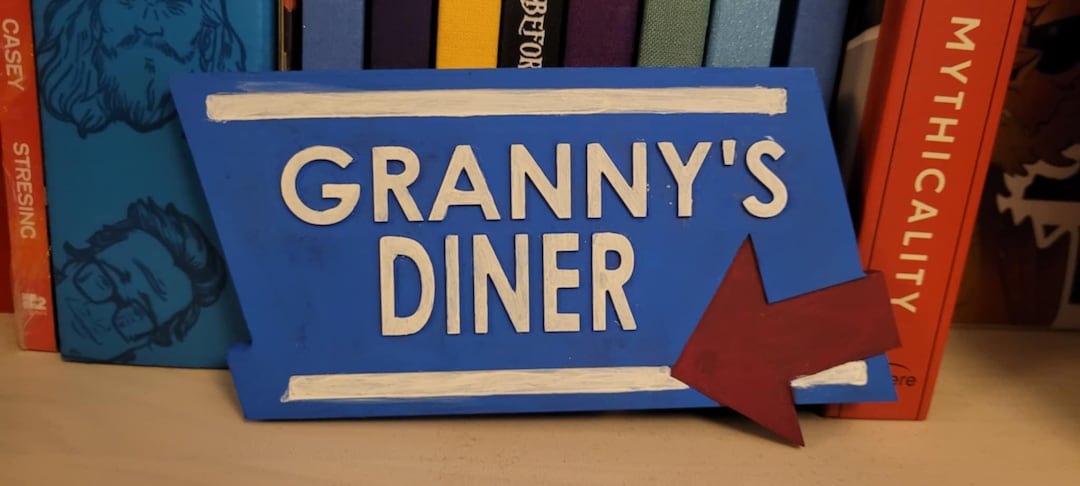 Once Upon a Time - Grannys Diner 3D Printed Sign - Etsy