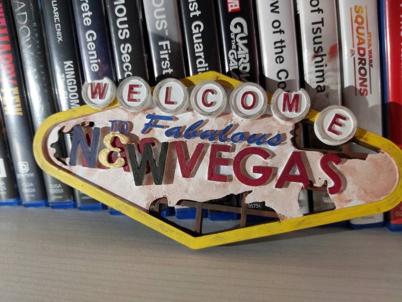 Fallout New Vegas 3D Printed Sign - Etsy