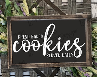 Fresh Baked Sign | Etsy