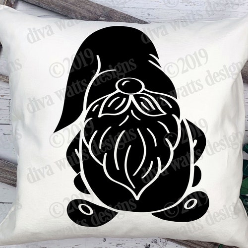 SVG Coffee Gnome 2 Cutting File Vinyl Stencil HTV DXF - Etsy