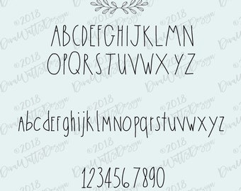 Rae dunn font | Etsy
