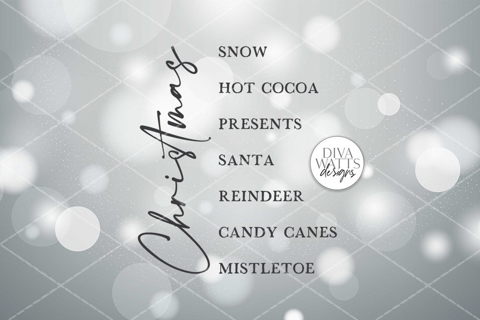 Christmas List SVG | Modern Farmhouse Sign Design - Etsy