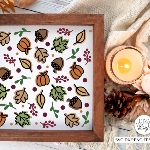 Fall Pattern Background - Etsy