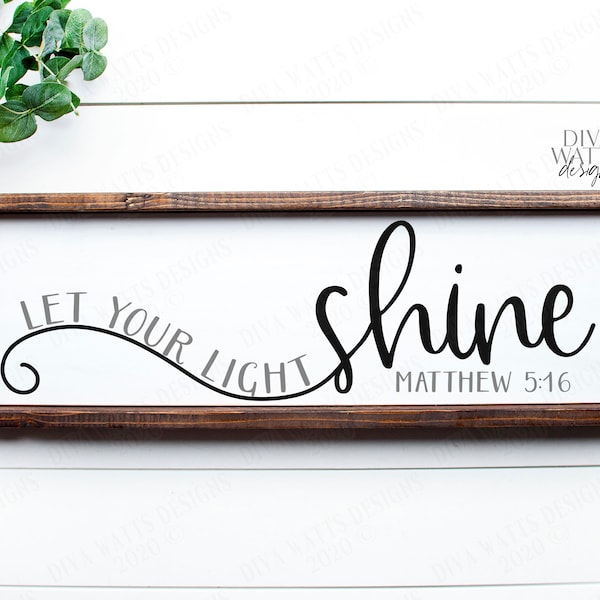 Matthew 5 16 - Etsy