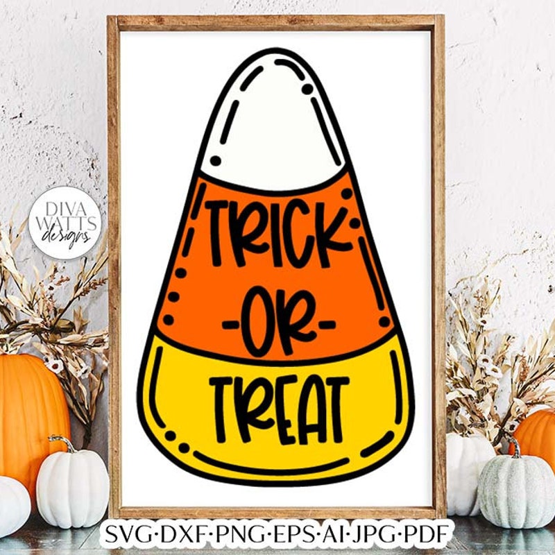 Candy Corn Design - Etsy