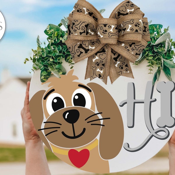 Dog Paw Door Hanger - Etsy