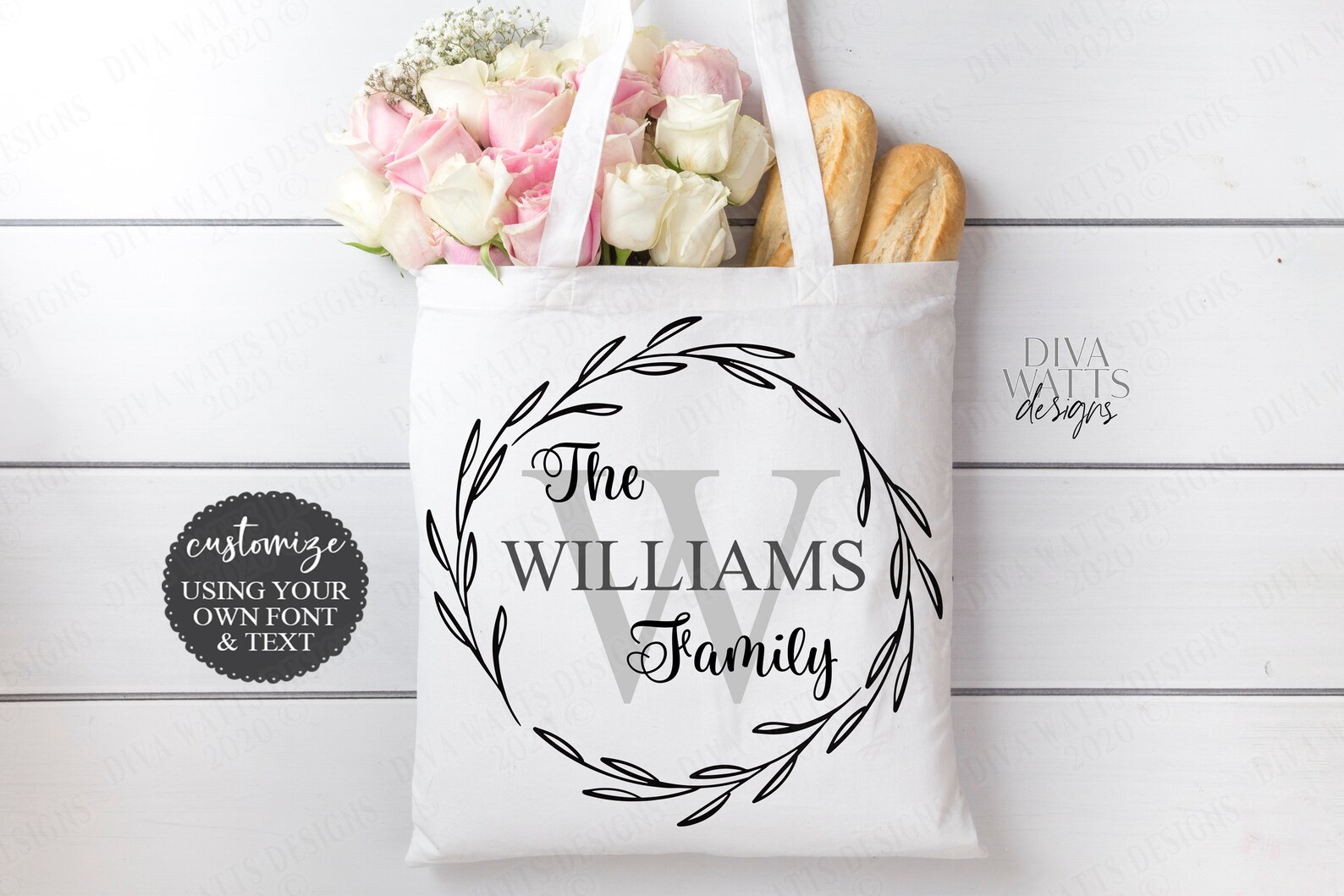 Family Monogram & Last Name Bundle Includes 6 Designs You | Etsy