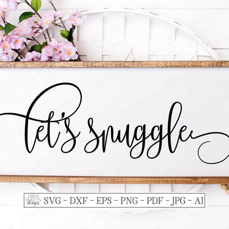 Lets Cuddle Sign - Etsy