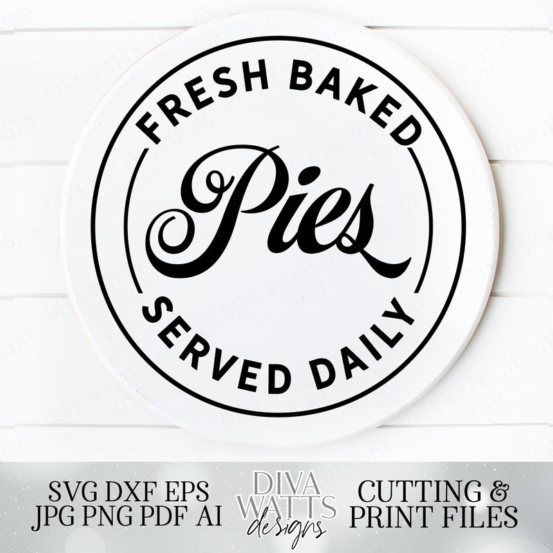 Fresh Baked Pies Sign - Etsy